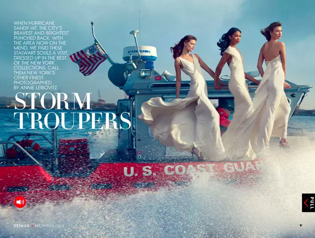 Annie Leibovitz-Lensed Uragan Sandy ta’ Vogue Editorjal: Ġieħ jew bla togħma?