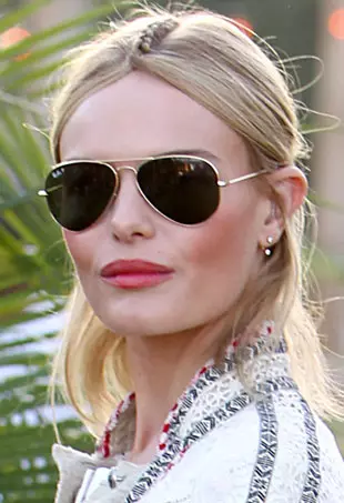 Coachella Beauty: Pletená část Kate Bosworth a Messy Bun