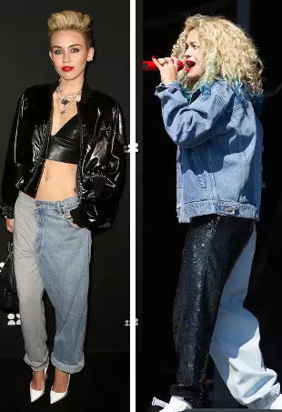 Stiliaus demonstravimas: Miley Cyrus ir Rita Ora turi asmenybės sutrikimą su kelnėmis
