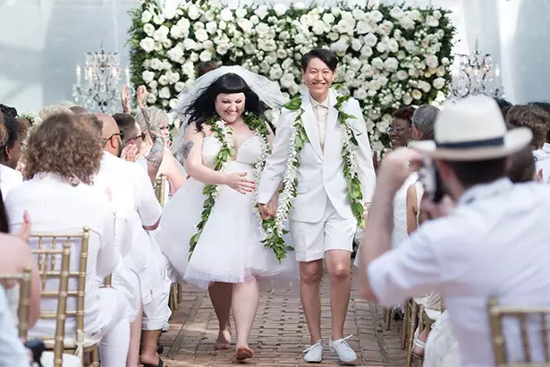 Beth Ditto si sposa in Jean Paul Gaultier