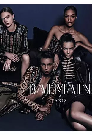 Balmain Casts Diverse Set vu Modeller fir Hierscht 2014 Kampagne