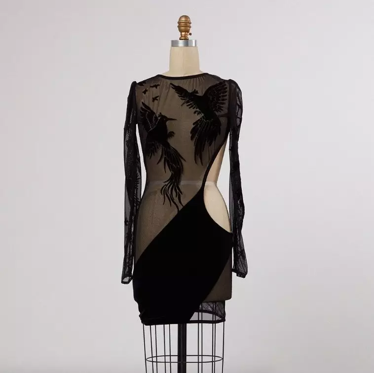 ジェニファーロペス、ebayが着用したロブ+マリエルのバオトランキドレス
