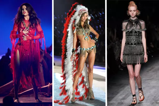 Selena Gomez tilbes bindi, Karlie Kloss tilbes headdress għal Victoria's Secret, Valentino mudell tar-runway tar-Rebbiegħa 2016 jilbes cornrows