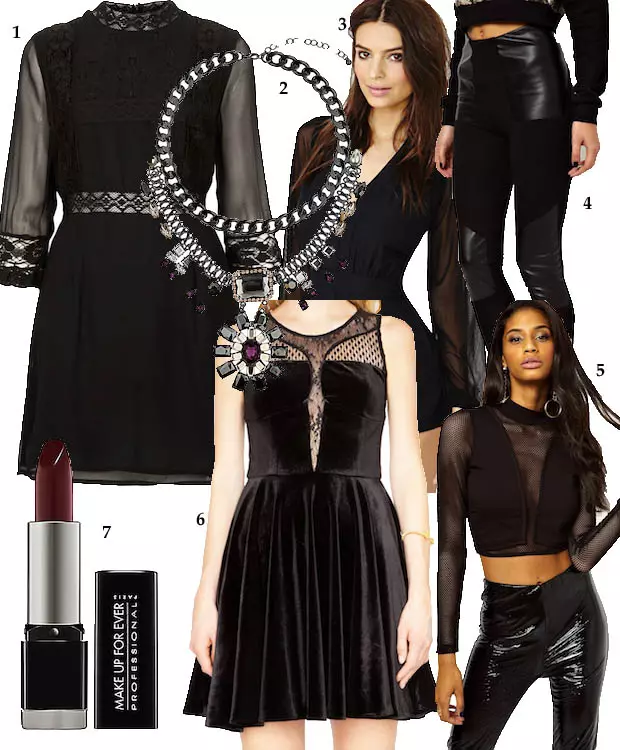 celeb gtl going goth klere collage