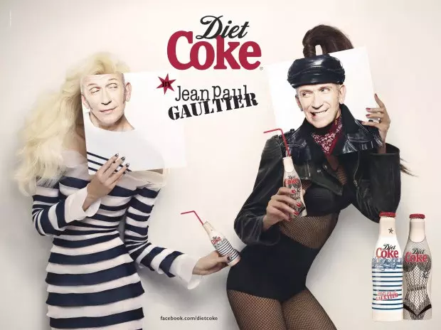 Garrafas de Coca Diet de Jean Paul Gaultier