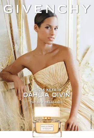 Alicia Keys Givenchy Dahlia Divin Fragrance Ad
