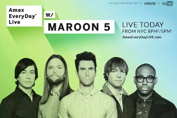 Bein útsending The Maroon 5 tónleika með American Express Epic EveryDay Getaway