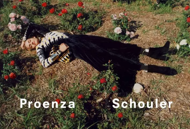 Amber Valletta för Proenza Schouler hösten 2018.