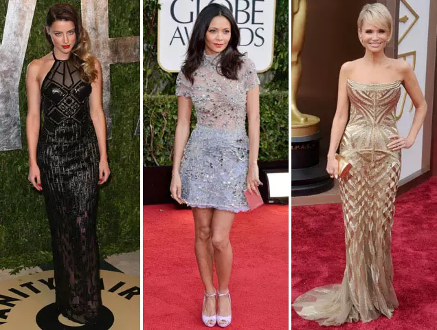 A estilista famosa Sophia Banks nas tendencias da alfombra vermella e nos vestidos dos Oscar
