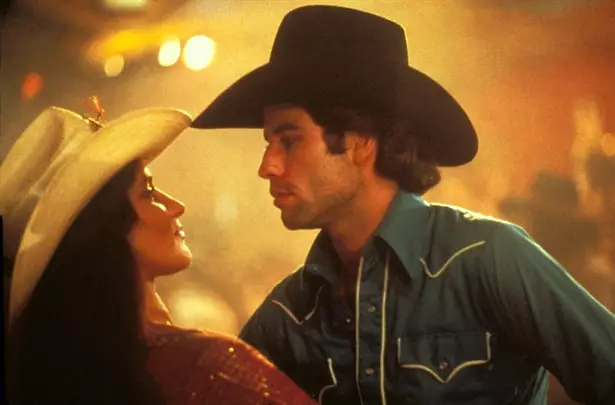 John Travolta og Debra Winger i Urban Cowboy