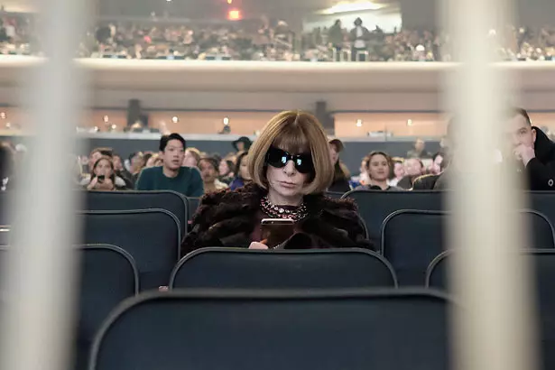Anna Wintour på Yeezy sesong 3