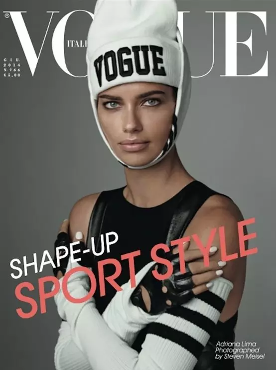 Vogue ئىتالىيە 2014-يىلى 6-ئايدا ئادرىئانا لىما ستېۋېن مېيسېل