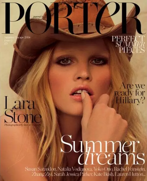 Porter #3 Жайкы 2014 Lara Stone Inez & Vinoodh