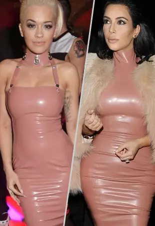 Sina Rita Ora at Kim Kardashian ay Nag-load Up sa Latex at Marami pang Magkakatugmang Celeb