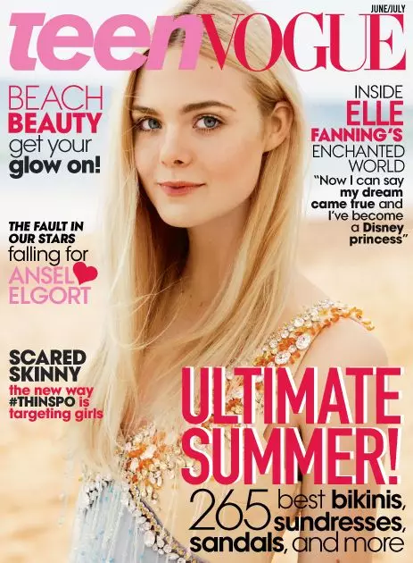 Teen Vogue Iunie Iulie 2014 Elle Fanning Daniel Jackson