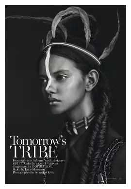 Hvernig fékk þetta „Tribal“ Vogue Australia, apríl 2014 ritstjórnargrein rasismapassa?