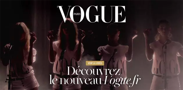 Paris Vogues nye hjemmeside lanceret i dag