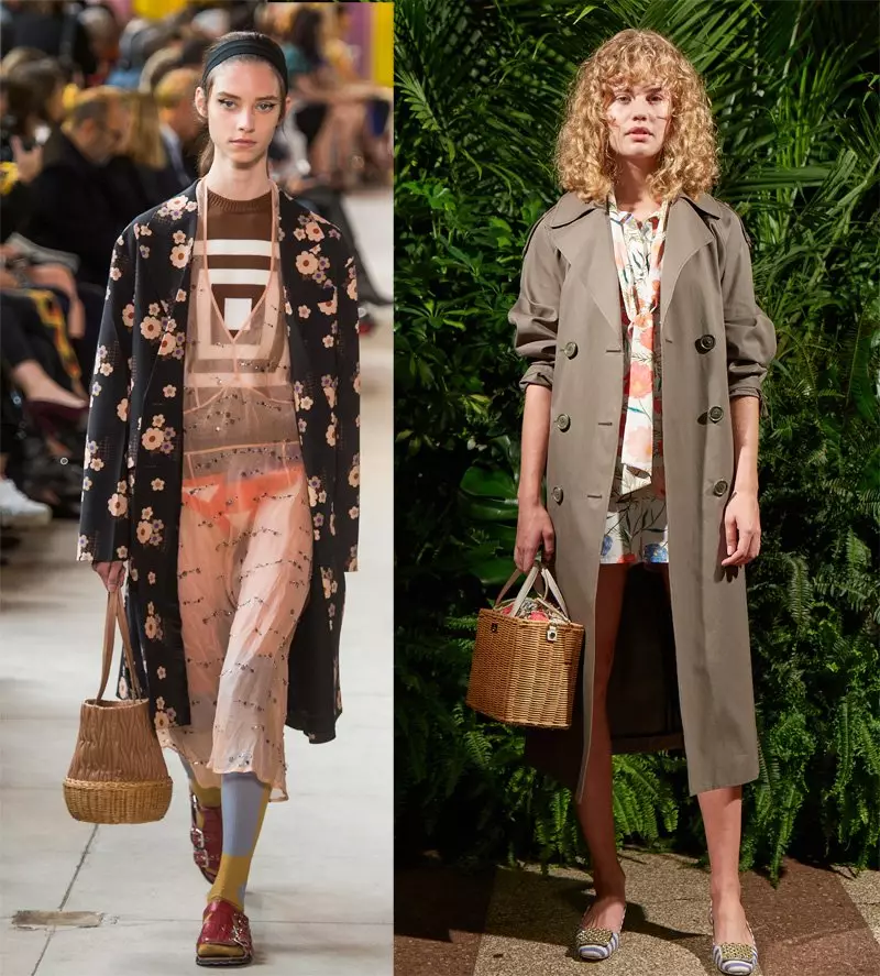 Basket Poschen bei de Miu Miu a Kate Spade New York Fréijoer 2018 Shows