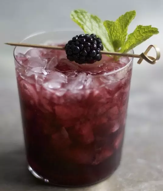 blåbær cocktail