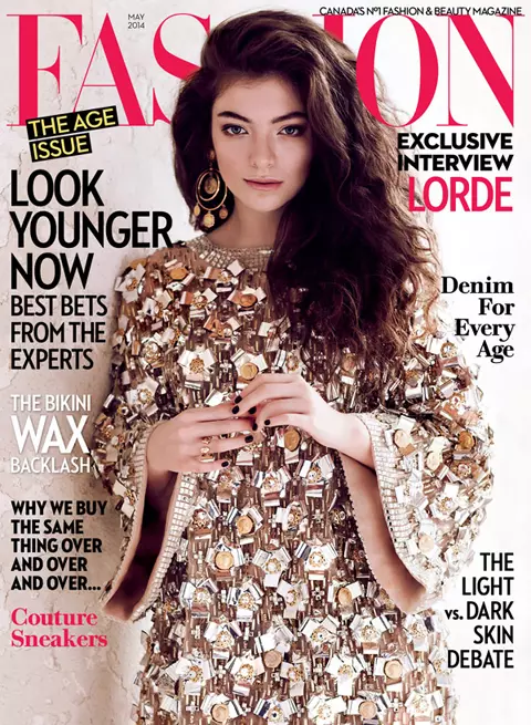 Lorde Fashion Magazinen kansi