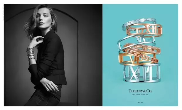 Kampanja Tiffany & Co. Daria Werbowy proljeće ljeto 2014