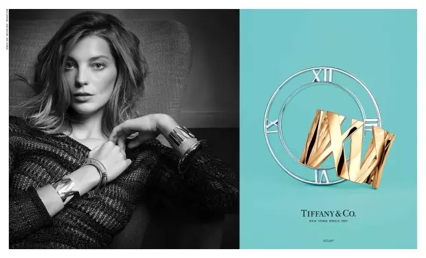 Tiffany & Co kampaņa Daria Werbowy 2014. gada pavasara vasara