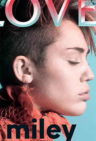 Belə bir üsyançı: Miley Cyrus Fashion Magazine üçün Mohawk aldı