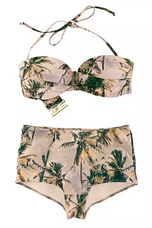 H&M Water Aid palm print bikini