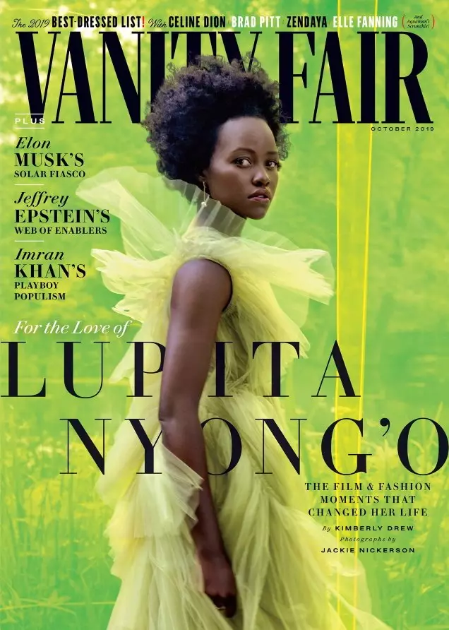Vanity Fair oktober 2019: Lupita Nyong'o av Jackie Nickerson