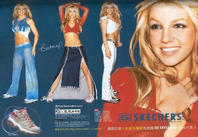 Britney Spears Skechersi jaoks