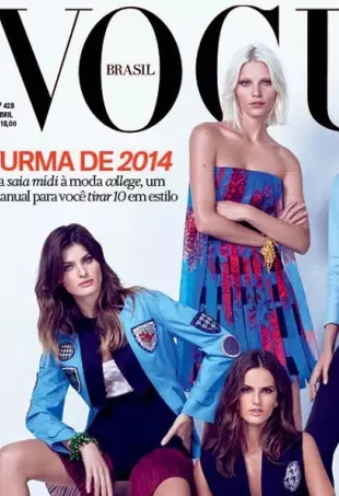 Vogue Brazil neizdodas pārsteigt ar aprīļa izdevuma “plakanu izskatu” vāku (foruma buzz)