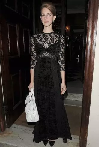 Лана Дэль Рэй Лонданскі тыдзень моды восень 2012 Mulberry Private Dinner London Люты 2012 абрэзана