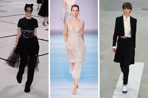 Giambattista Valli, Giorgio Armani, Chanel Spring 2015; Hoto: bazara 2015