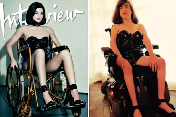 Инвалид хатын-кыз Кайли Дженнерның бәхәсле инвалид коляскасын төшерә