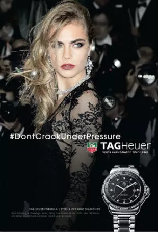 TAG Heuer Taps Cara Delevingne for Latest Campaign