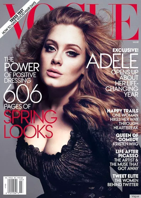 Adele Vogue مۇقاۋىسى