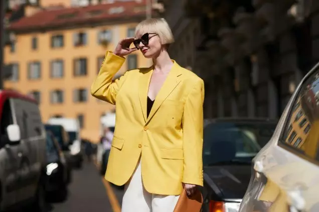 Power blazer street style παρατήρηση.