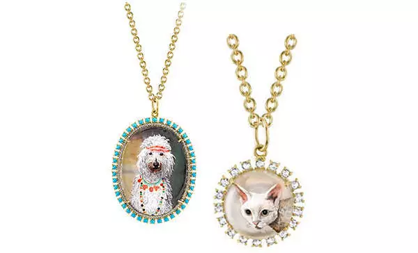 Irene Neuwirth Custom Cat Pendant, $6,850; Picha: Goop