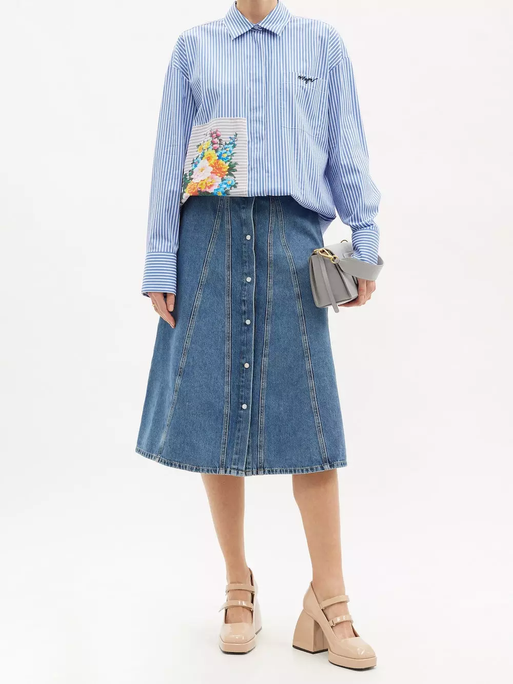 Skirts Denim ຕົກເປັນມູນຄ່າການຄ້າທັງຫມົດໃນ jeans ຂອງທ່ານສໍາລັບ 2285_19