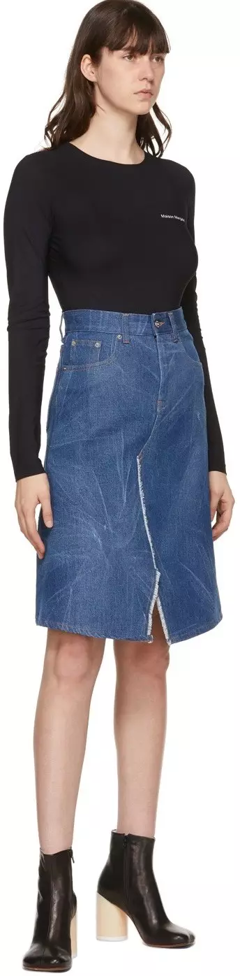 Skirts Denim ຕົກເປັນມູນຄ່າການຄ້າທັງຫມົດໃນ jeans ຂອງທ່ານສໍາລັບ 2285_3