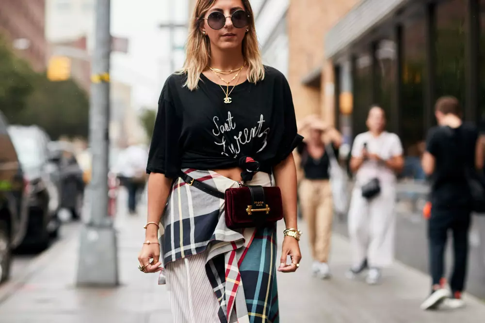פאני נצפתה בשבוע האופנה בניו יורק באביב 2018