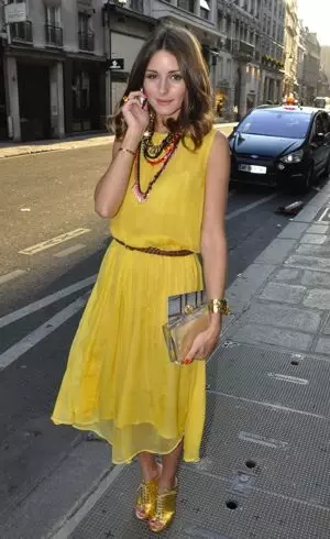 Olivia Palermo Parijdagi moda haftaligi Giambattista Valli 2011 yil iyul