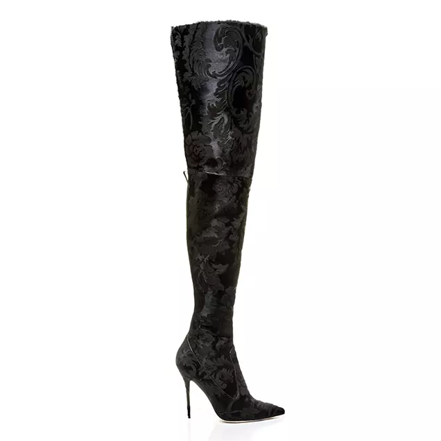 Rihanna x Manolo Blahnik's Dominique Over-The-Knee Boot