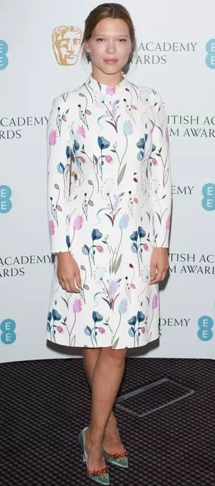 Lea-Seydoux-EE-BAFTA-nomzodni e'lon qilish-London-yanvar-2014