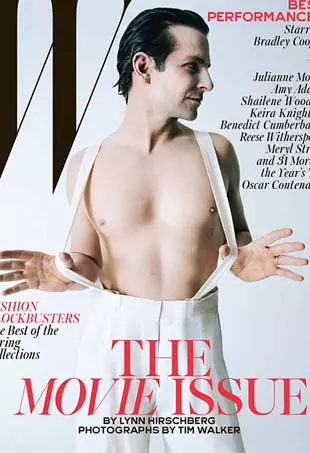 Bradley Cooper se depune pentru W Magazine