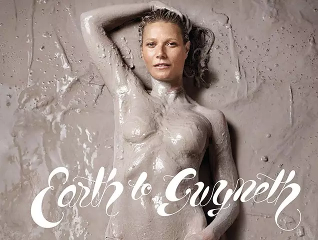 Gwyneth Paltrow ለጎፕ መጽሔት የመጀመሪያ ደረጃ ሽፋን በ Goop ውስጥ ከፍ ያለ እና የተሸፈነ ነው