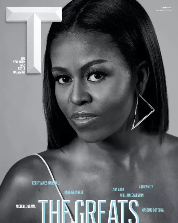 Michelle Obama, Lady Gaga Slay sa T Magazine na "The Greats" Issue