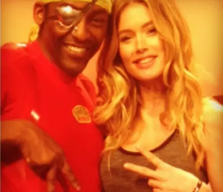 Michael olajide med doutzen kroes