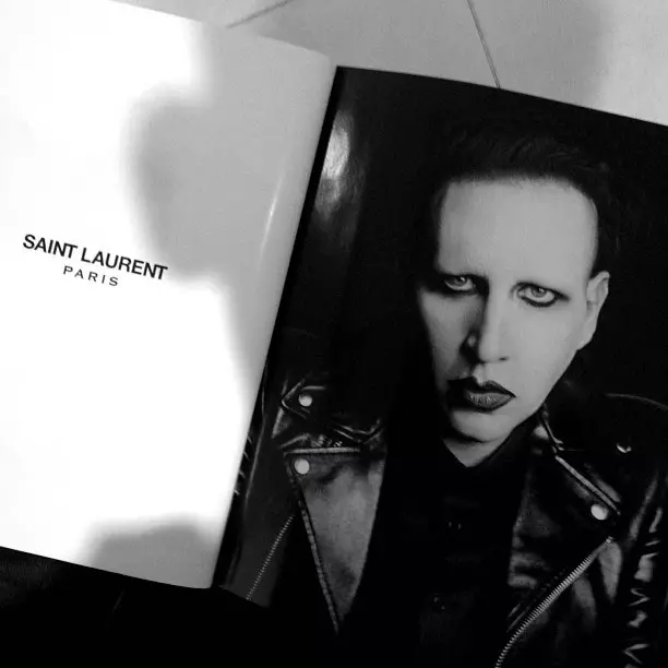Saint Laurent Mensin uudet kasvot? Marilyn Manson