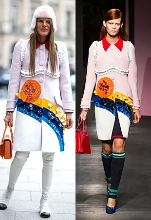 Pasarela á vida real: Anna Dello Russo e Kiernan Shipka en Prada e máis (Forum Buzz)